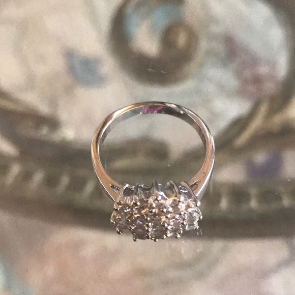 Jewelry | Swarovski Crystal Silver Dinner Ring | Poshmark